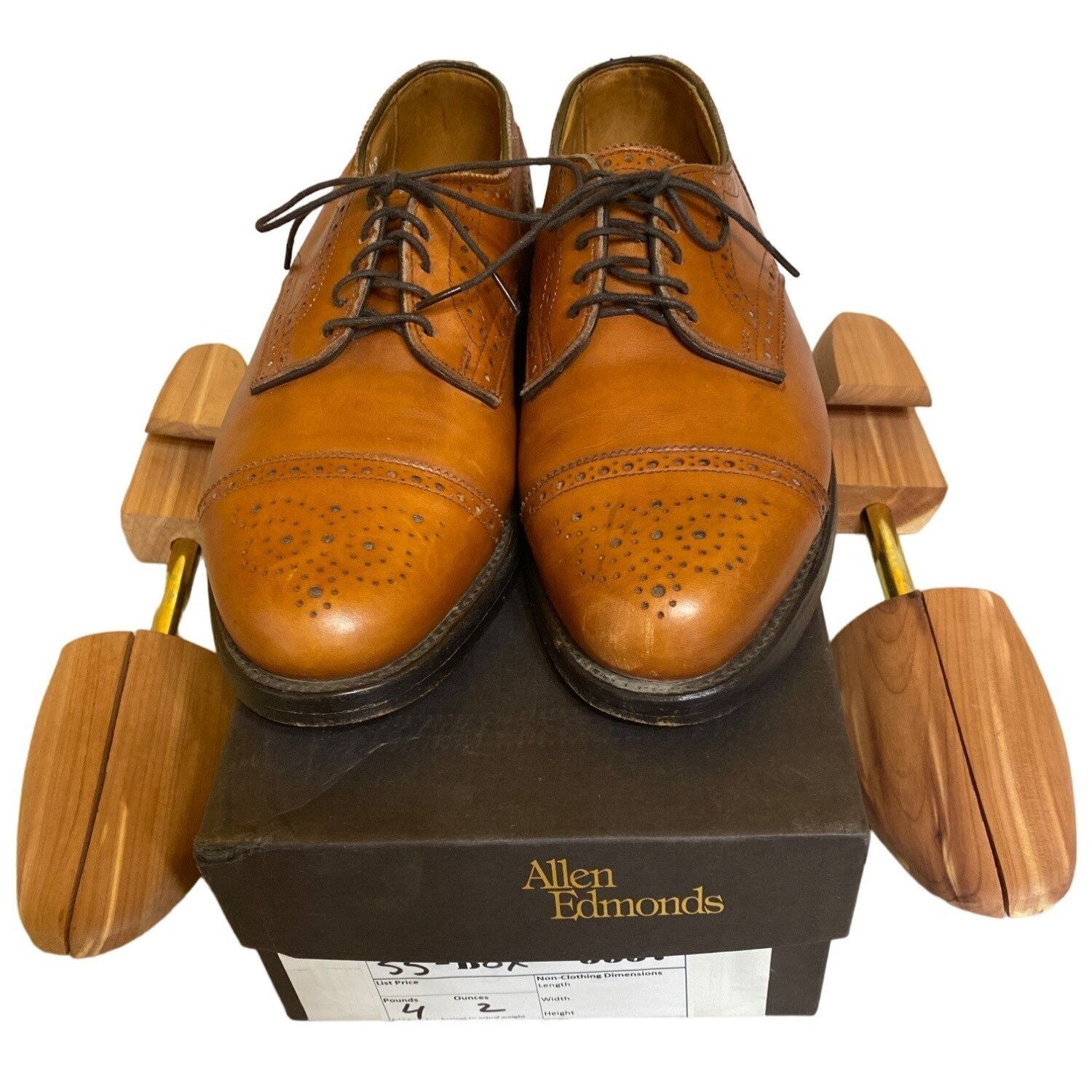 Allen Edmonds Allen Edmonds 7 EEE Lexington Oxford Brogue Cap-Toe Men ...