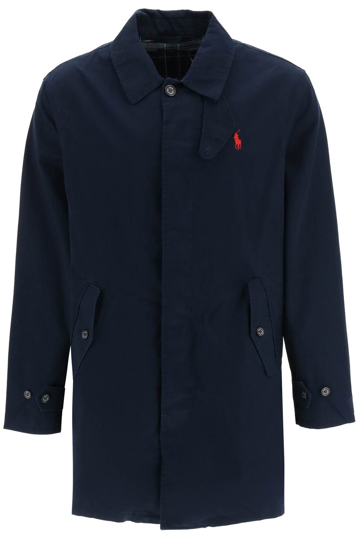 Polo Ralph Lauren Polo ralph lauren twill overcoat with logo | Grailed