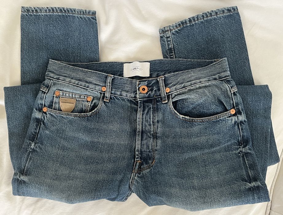 April 77 April 77 Blue Slim Denim Jeans "Dictator Selvedge Two" | Grailed