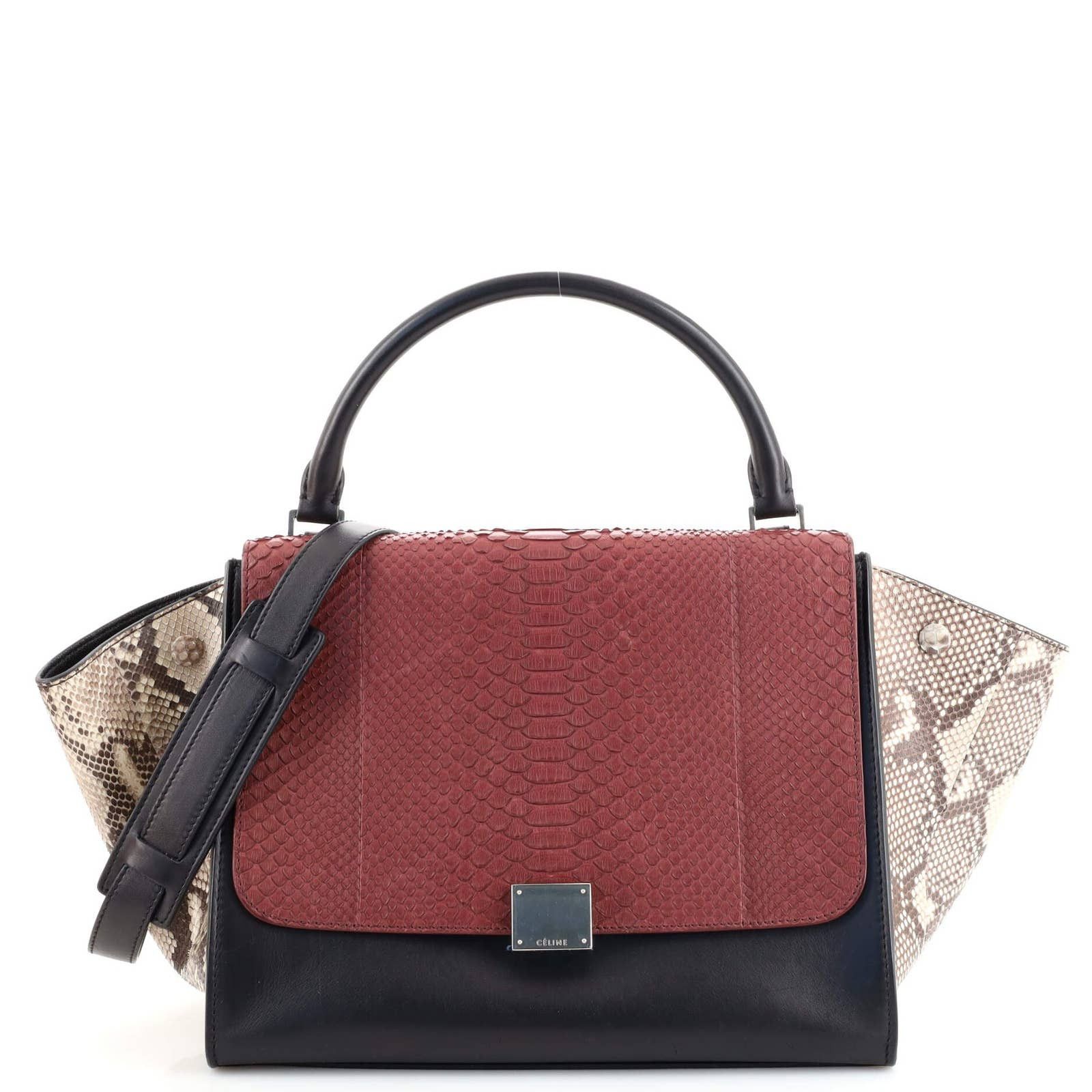 Celine Trapeze Bag Python Medium | Grailed
