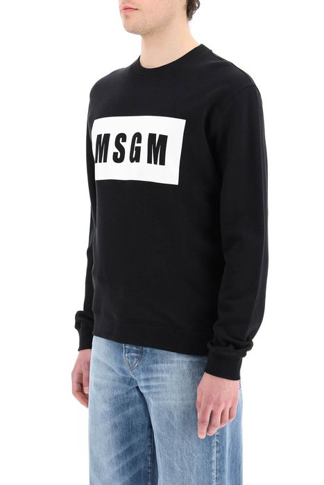 MSGM Msgm logo box sweatshirt | Grailed