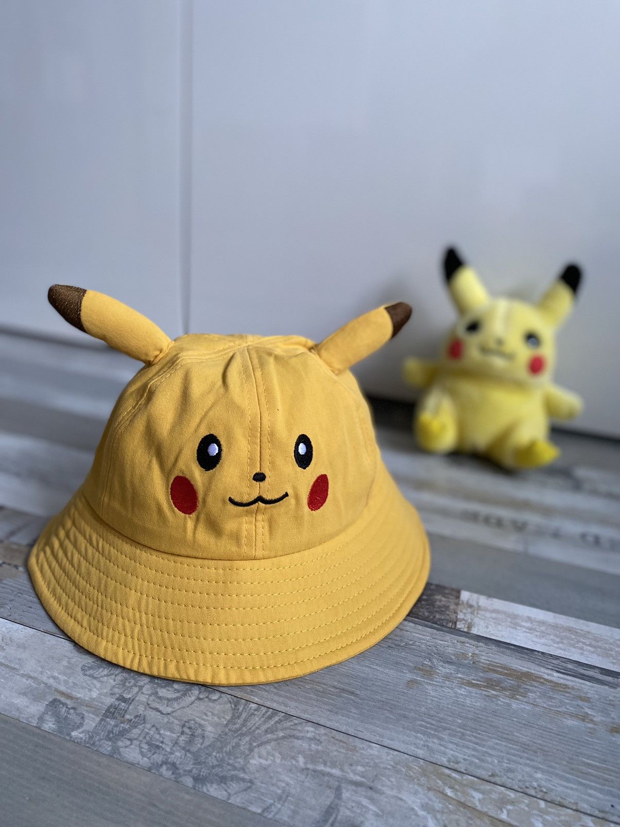 Hat Rare Pokemon Pikachu Bucket Hat | Grailed
