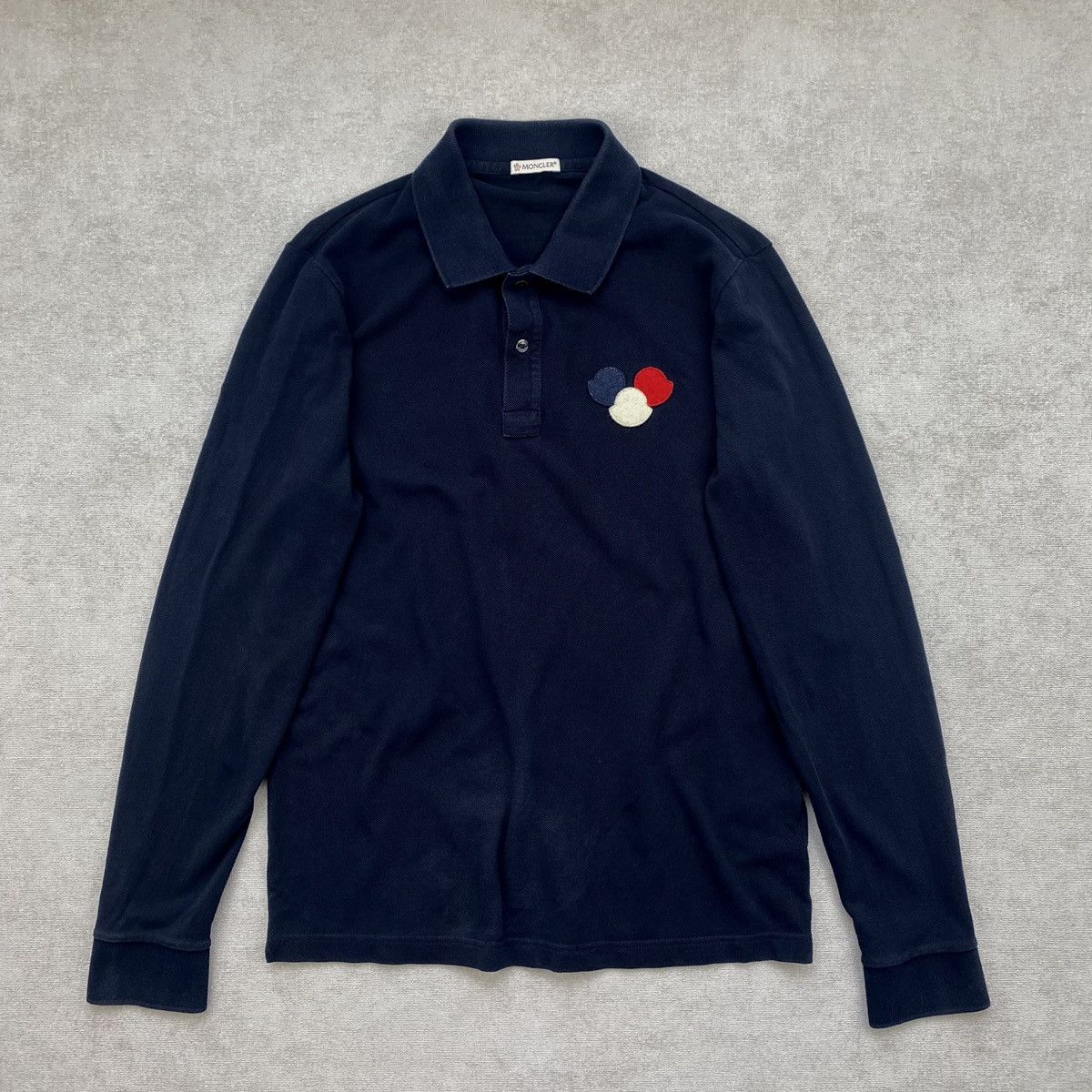 Moncler Moncler triple logo lonsleeve | Grailed