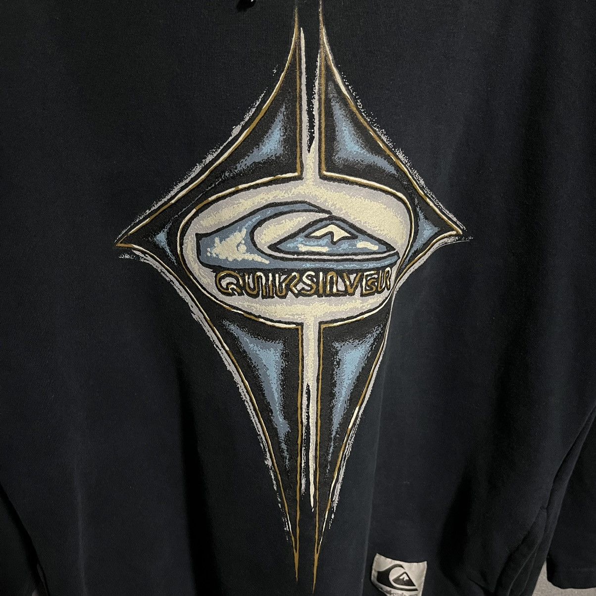 Quiksilver × Surf Style × Vintage Vintage Quiksilver Logo Dark Green ...