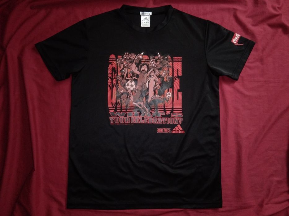 Adidas Adidas x Coca Cola Coke x One Piece tshirt jersey World Cup ...