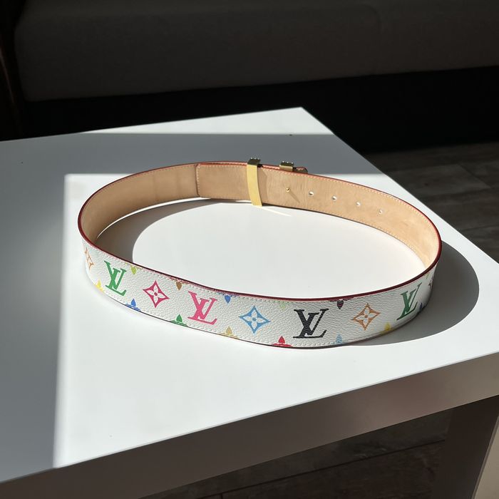 Louis Vuitton Louis Vuitton x Takashi Murakami Multicolor belt | Grailed