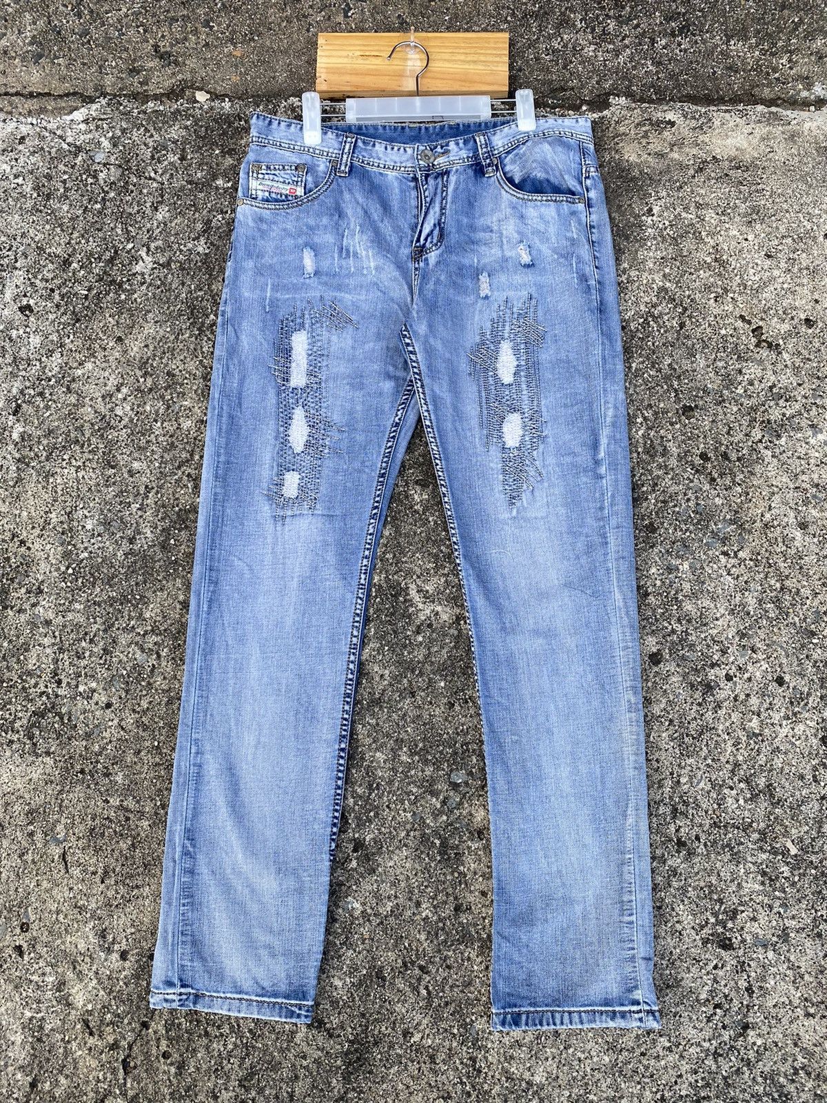 Diesel × Distressed Denim Diesel Industry Denim Division Distressed ...