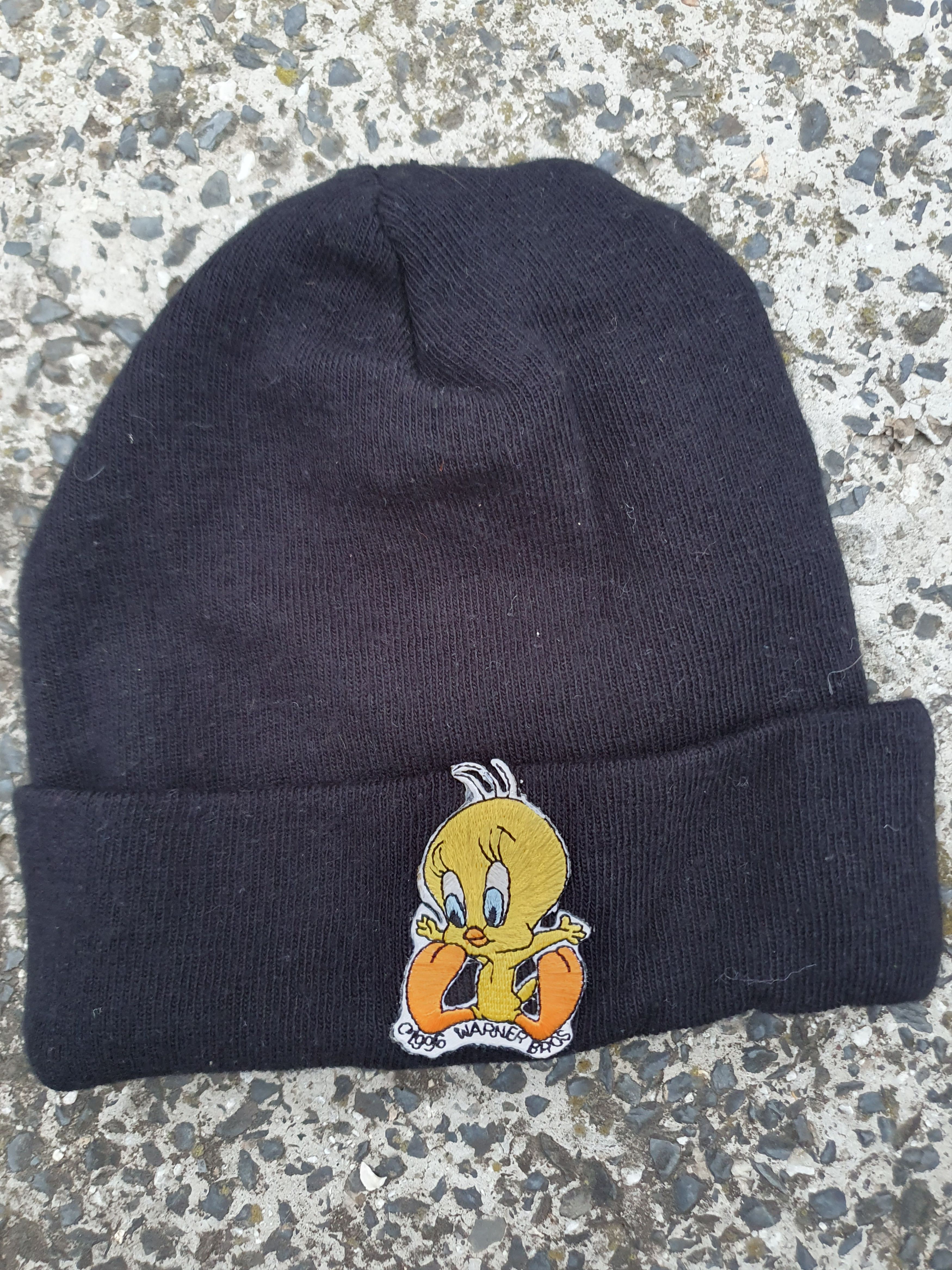 Vintage Looney Tunes Tweety Bird Warner Bros Vtg 1996 beanie hat | Grailed