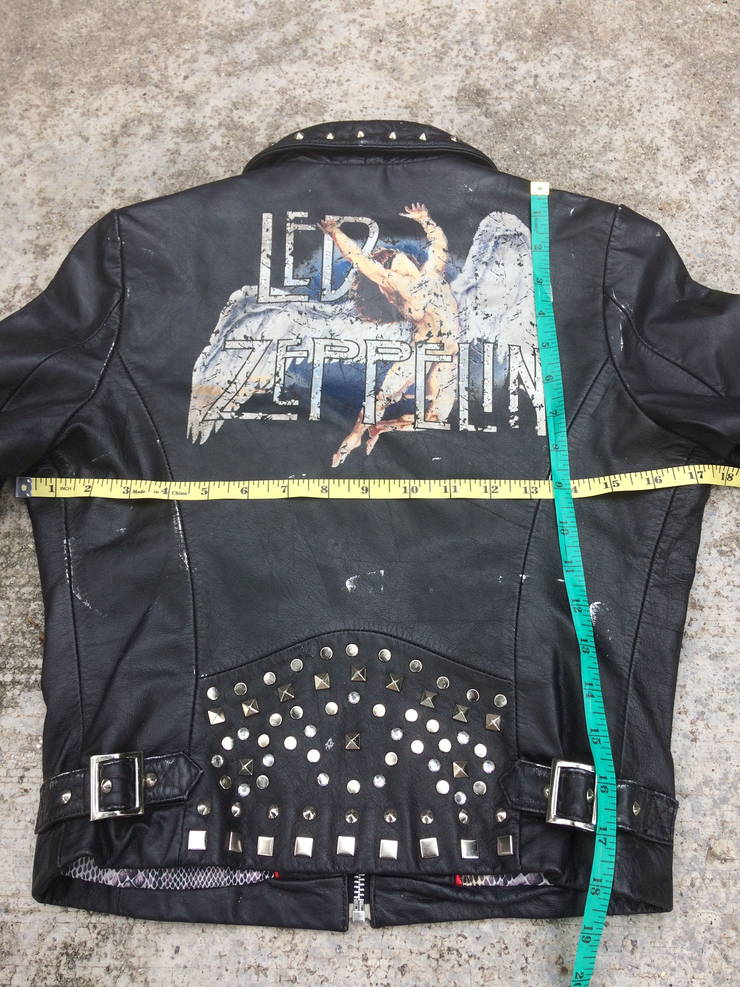 Led Zeppelin × Vintage × Wilsons Leather rare led zeppelin jacket by ...