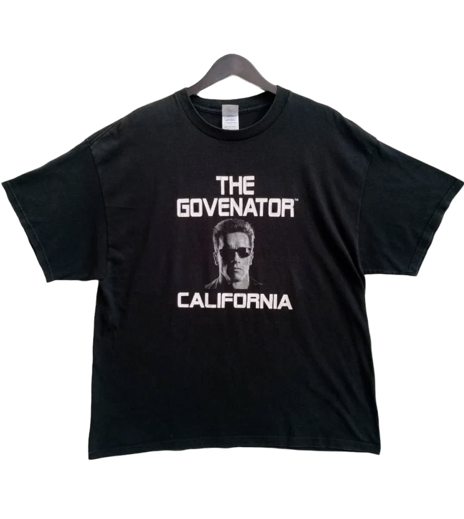 Rare × Vintage THE GOVENATOR California Arnold Schwarzenegger tee shirt ...