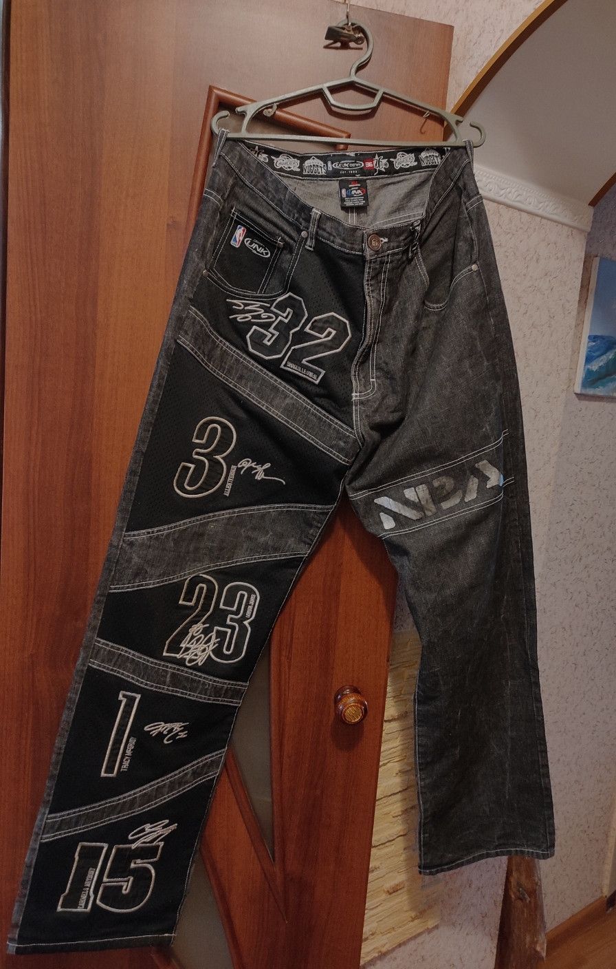 Designer × NBA × Vintage Vintage NBA Jeans Team UNK Denim est 1996 ...
