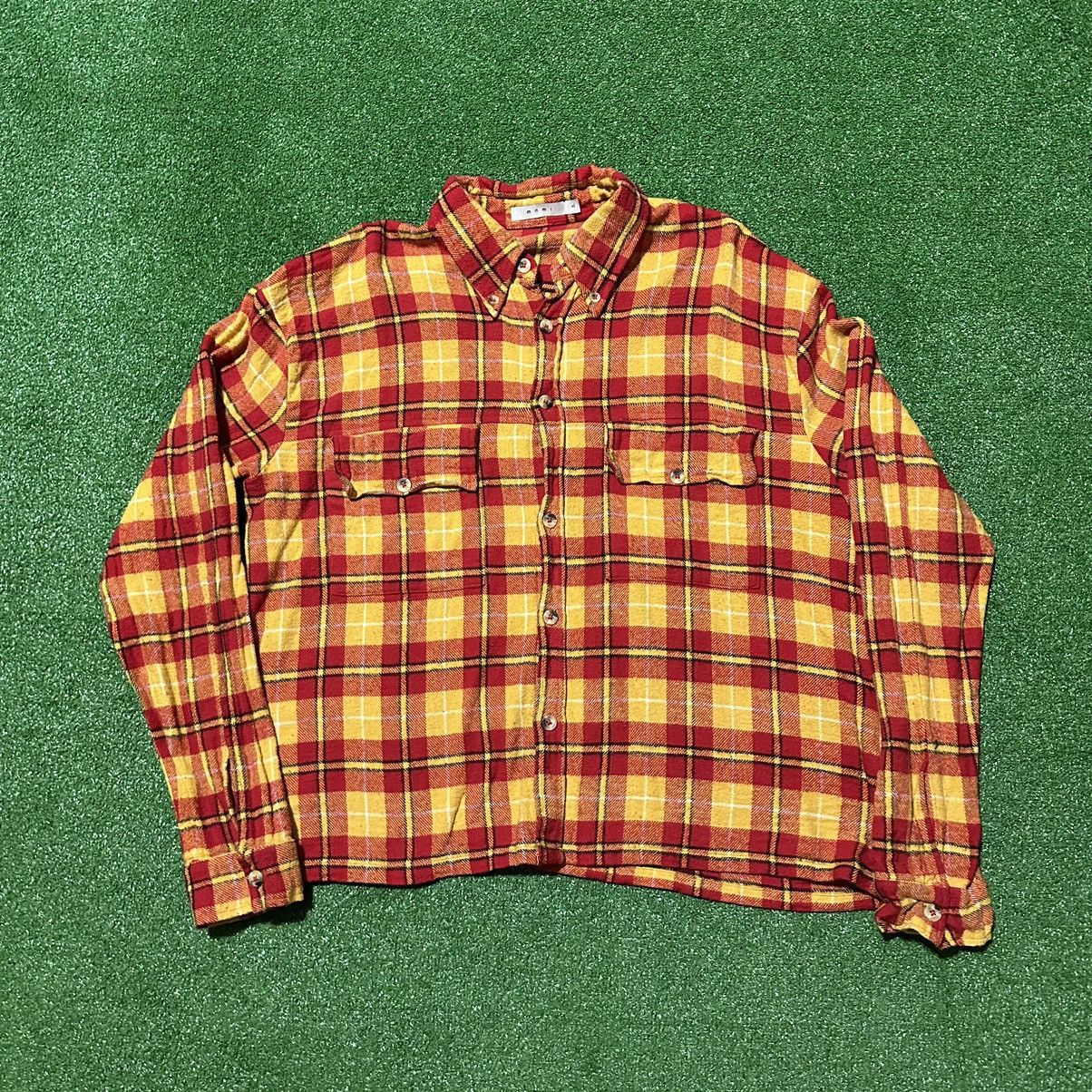 MNML Mnml relaxed cargo flannel shirt | Grailed