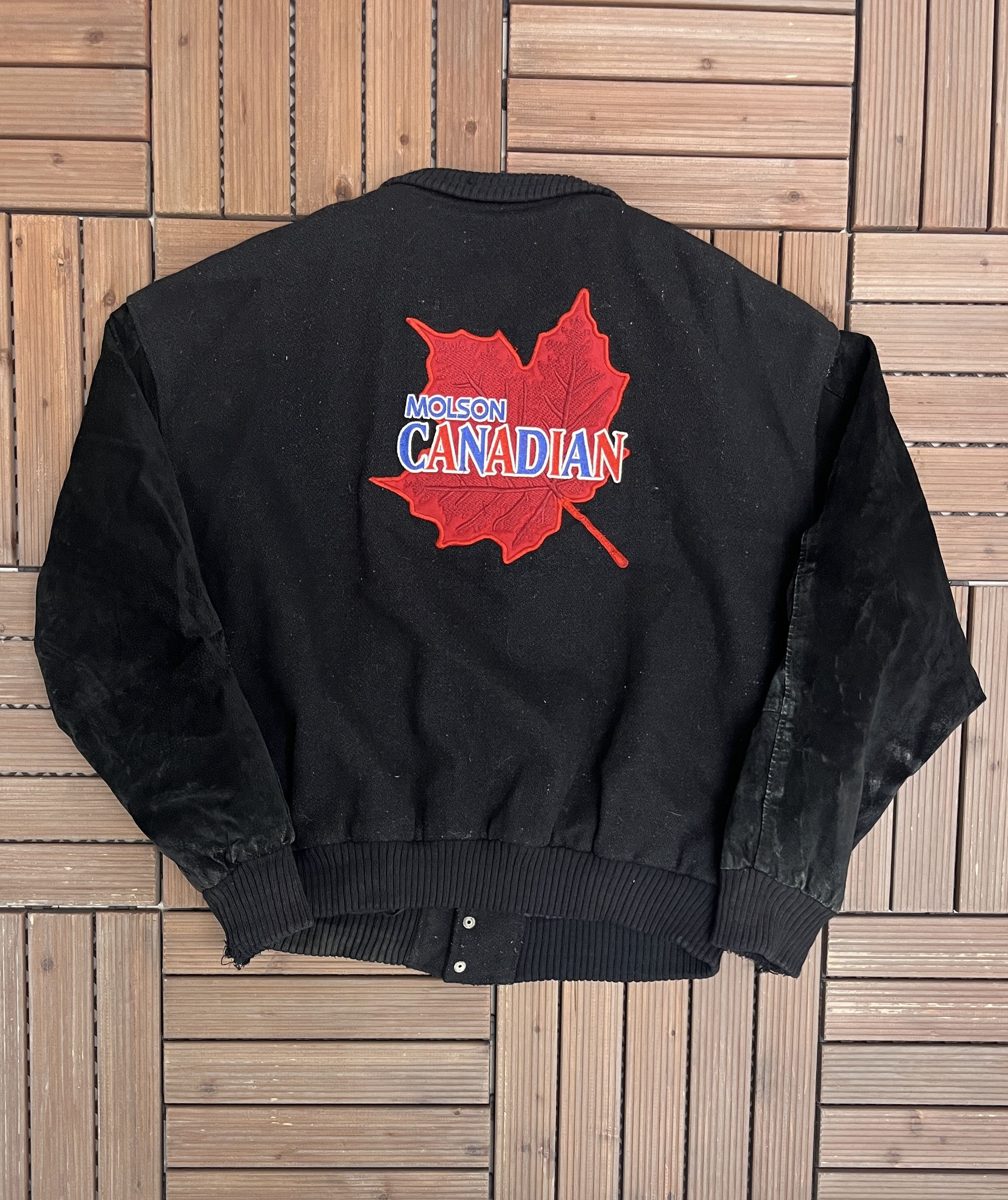 Vintage Molson Canadian Beer Vintage Varsity Jacket | Grailed