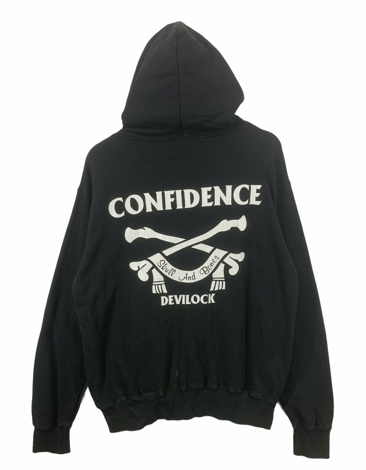 Skulls 💥Devilock Confidence Skull And Bones Vintage Hoodie | Grailed