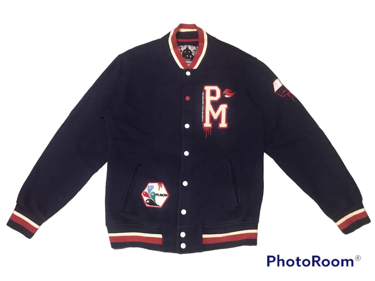 Cartoon Network × Streetwear × Varsity Jacket PLAYMOSTERS VARSITY ...