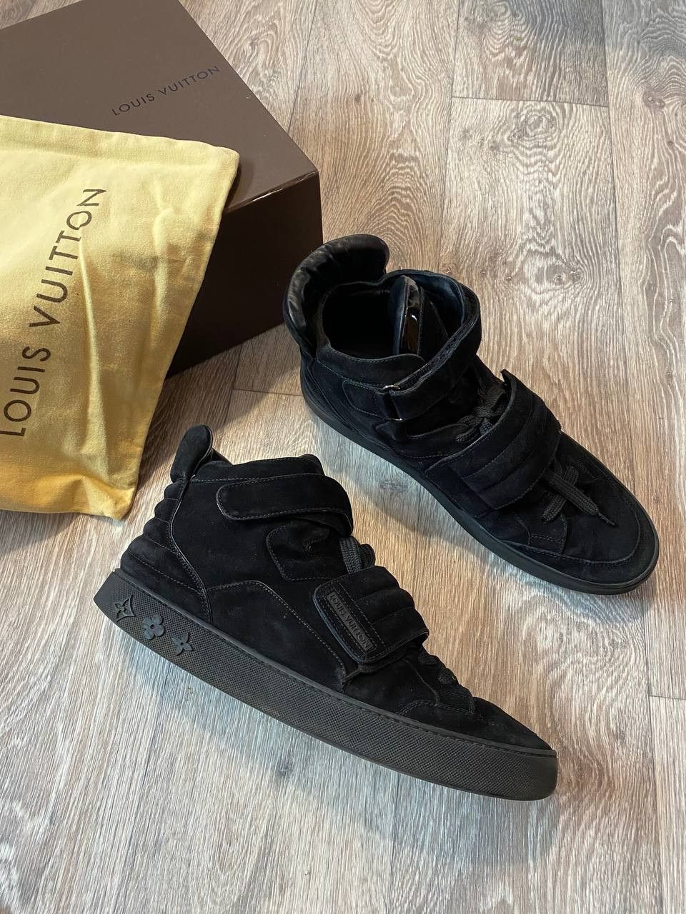 Louis Vuitton LV x Kanye 2009 Jasper Suede Sneakers | Grailed