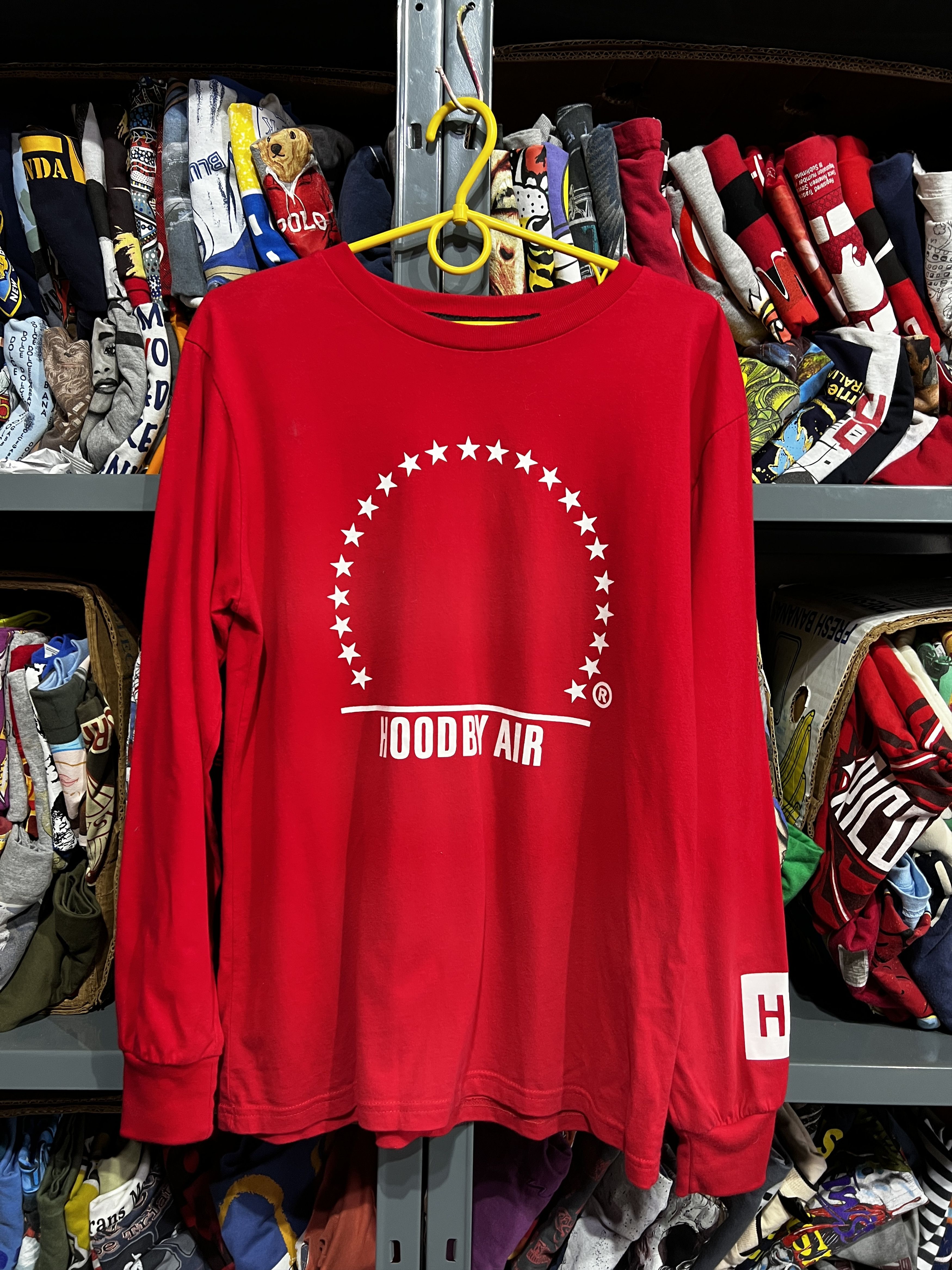 Hood By Air Vintage Hood By Air Long Sleeve HBA Logo T-shirt Size M ...