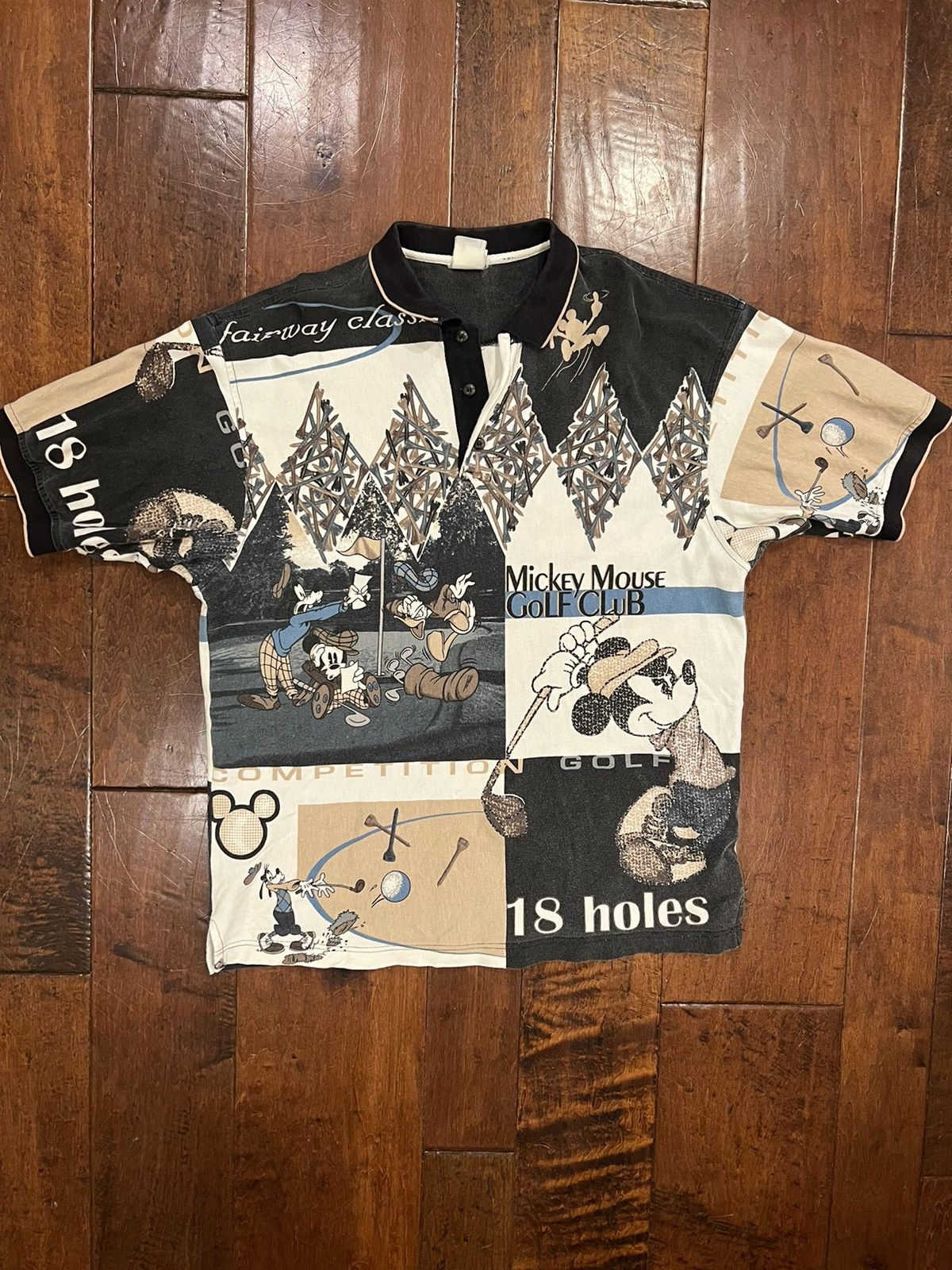 Vintage Vintage Mickey Mouse Golf Club Polo | Grailed