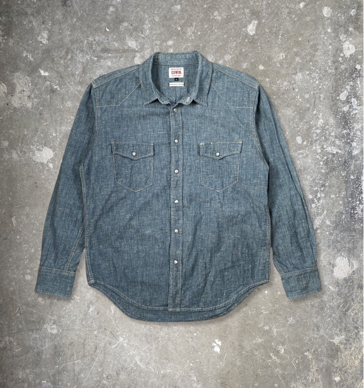 Edwin × Japanese Brand Edwin Japanese Denim Western Shirt | Grailed