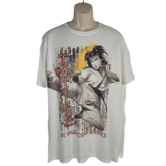 Vintage Dragon Traditionz Lady Dragon Cynthia Rothrock T Shirt Size XL ...