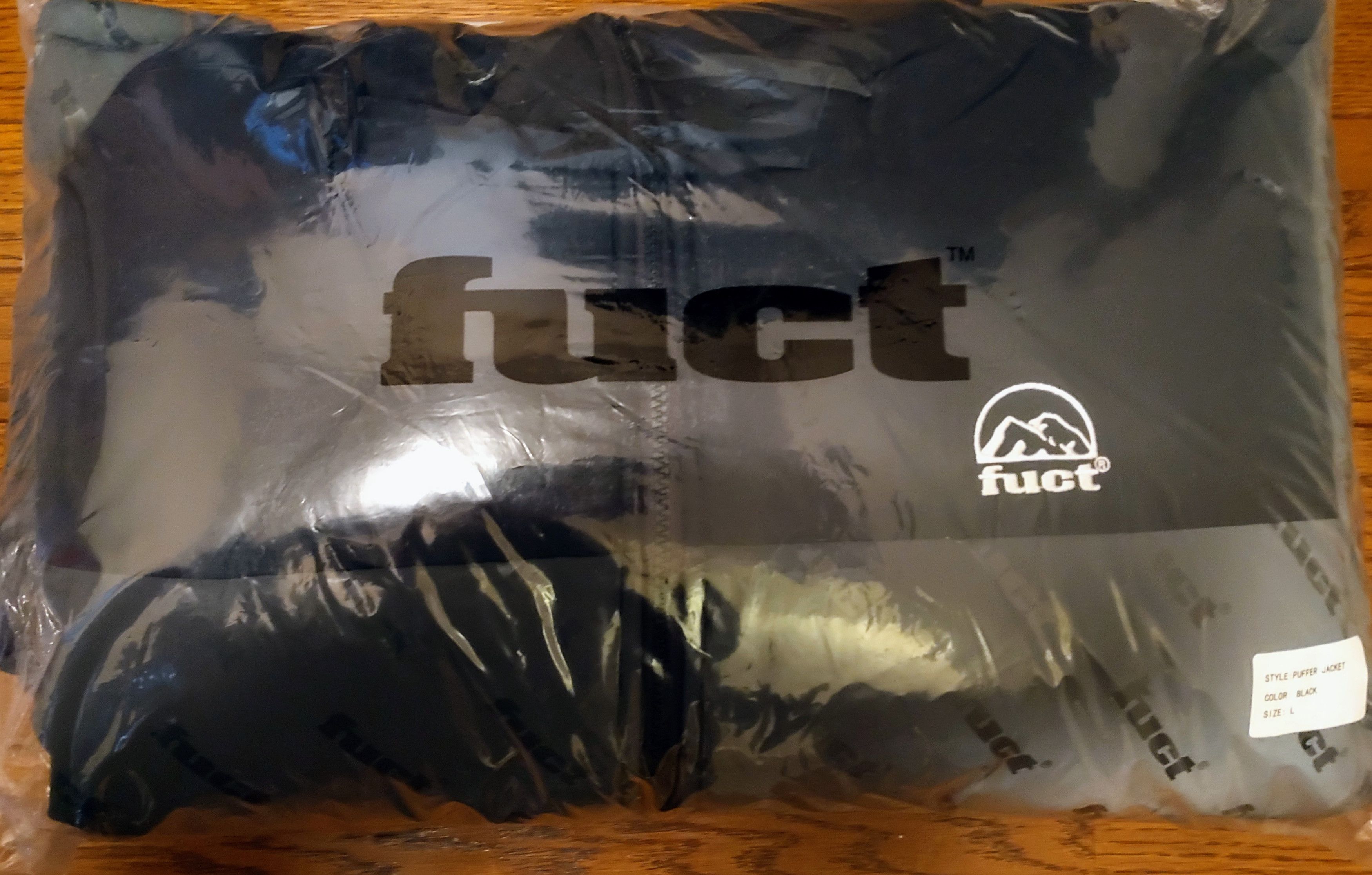 Fuct FUCT PUFFER JACKET BLACK | Grailed
