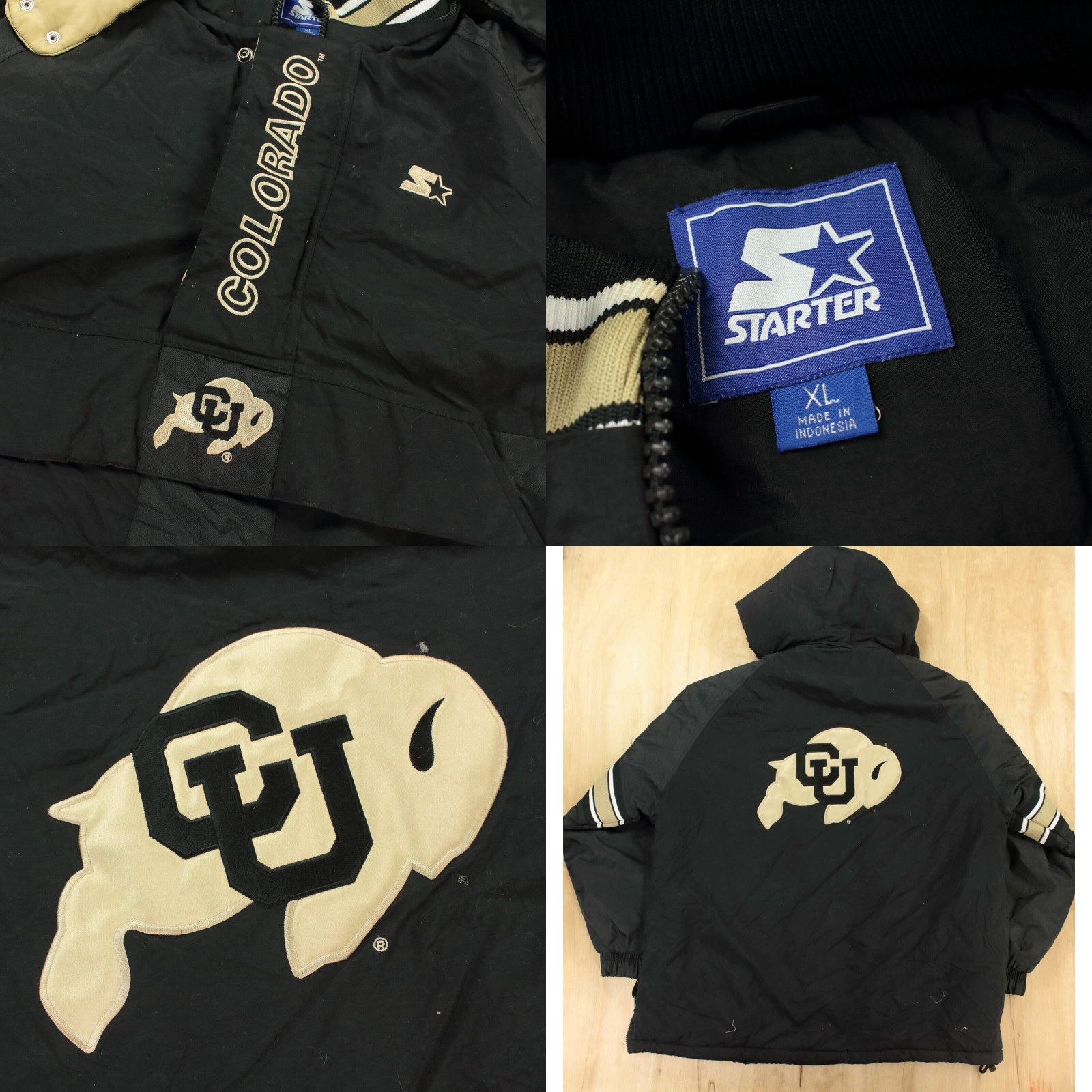 Starter vtg 00s y2k STARTER anorak jacket XL University of Colorado ...
