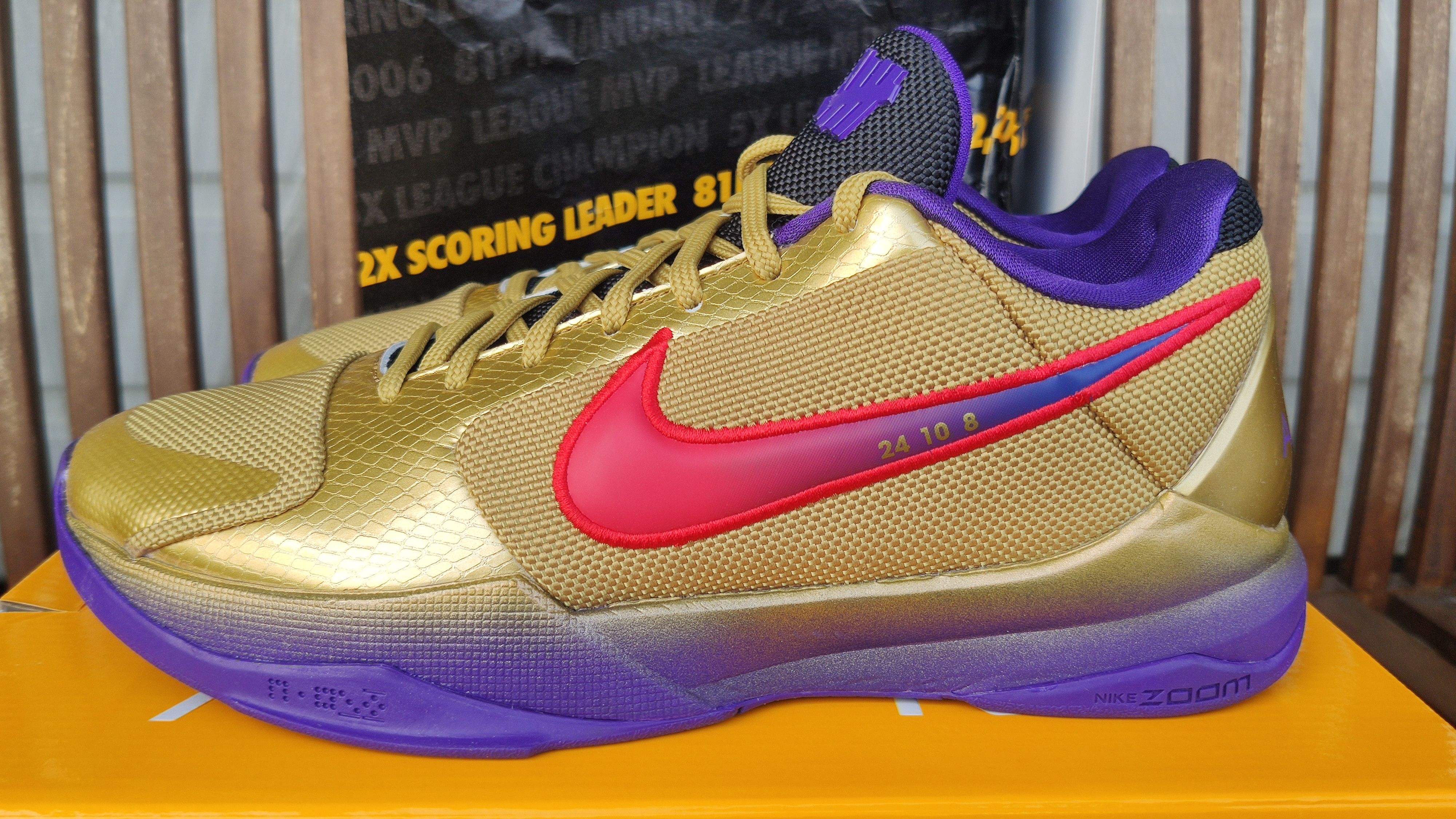 Nike Nike Kobe V 5 Protro Undefeated Hall of Fame | Grailed