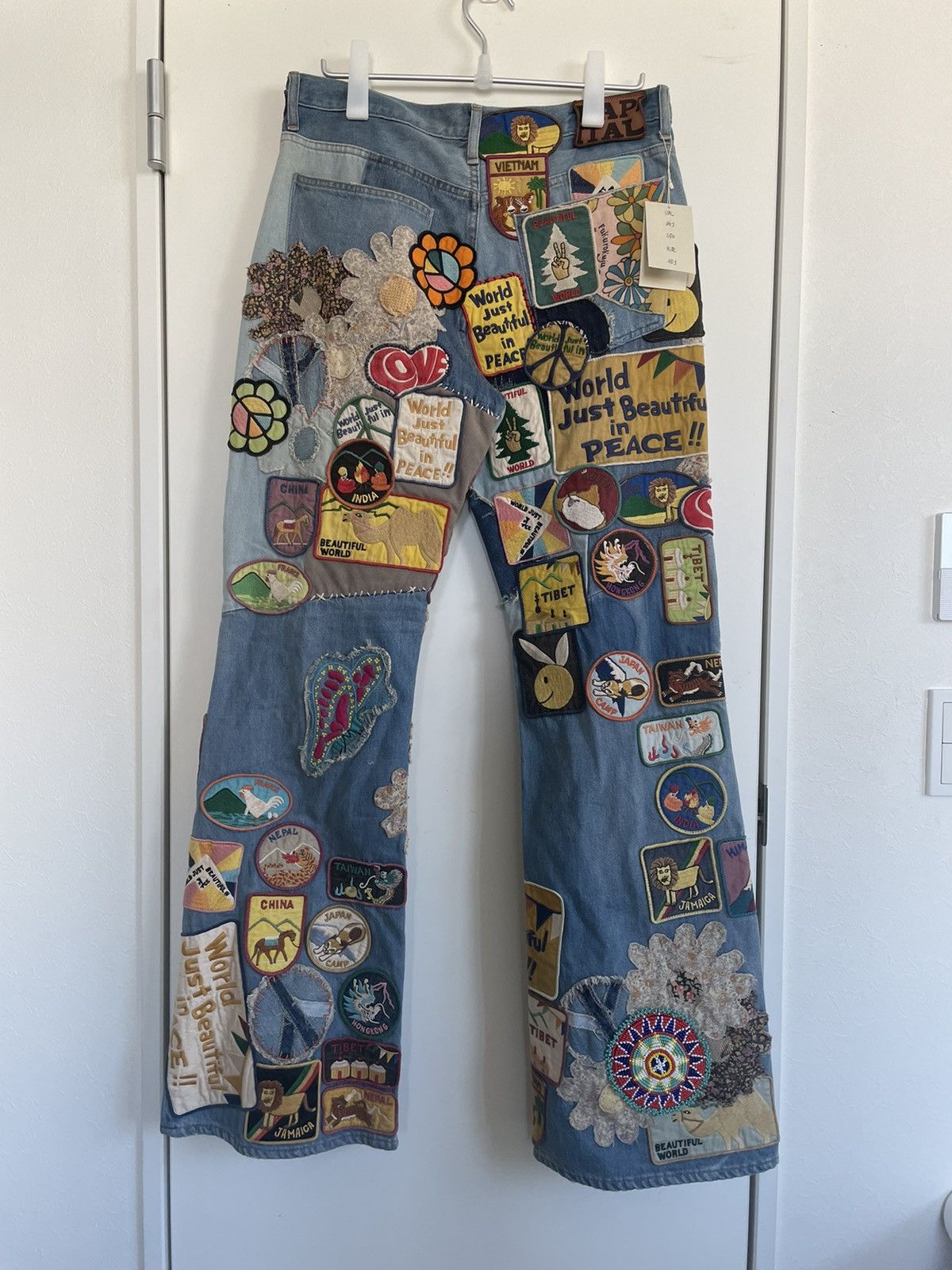 Kapital × Kapital Kountry Kapital 12.5oz DENIM 5P RAT FLARE JEANS | Grailed