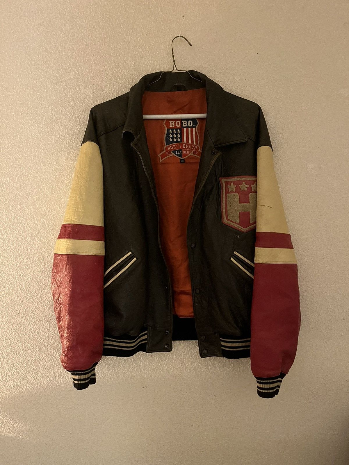 Michael Hoban Hobo USA michal Hoban leather jacket xxl | Grailed