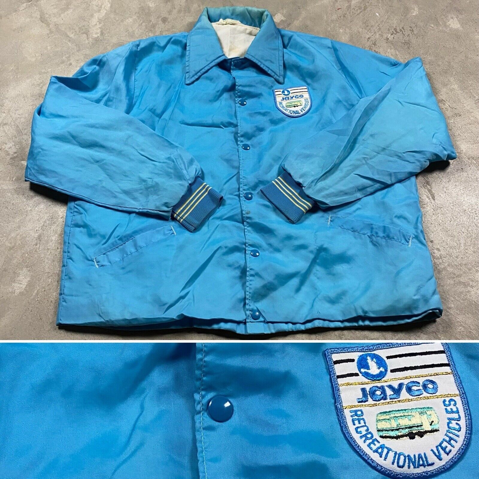 Camper 80s VTG JAYCO RV Coaches Jacket Holloway 70s Camper Camping XL ...