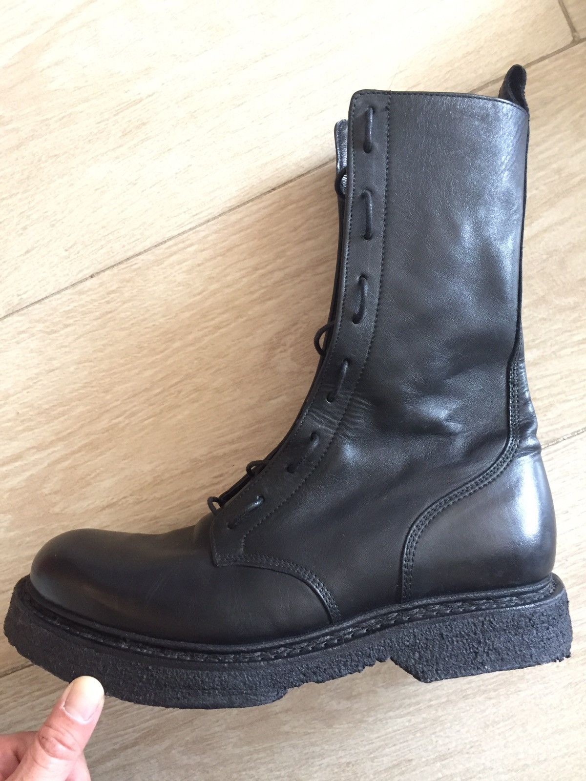 Balmain Decarnin Era 11' FW Combat Boots | Grailed