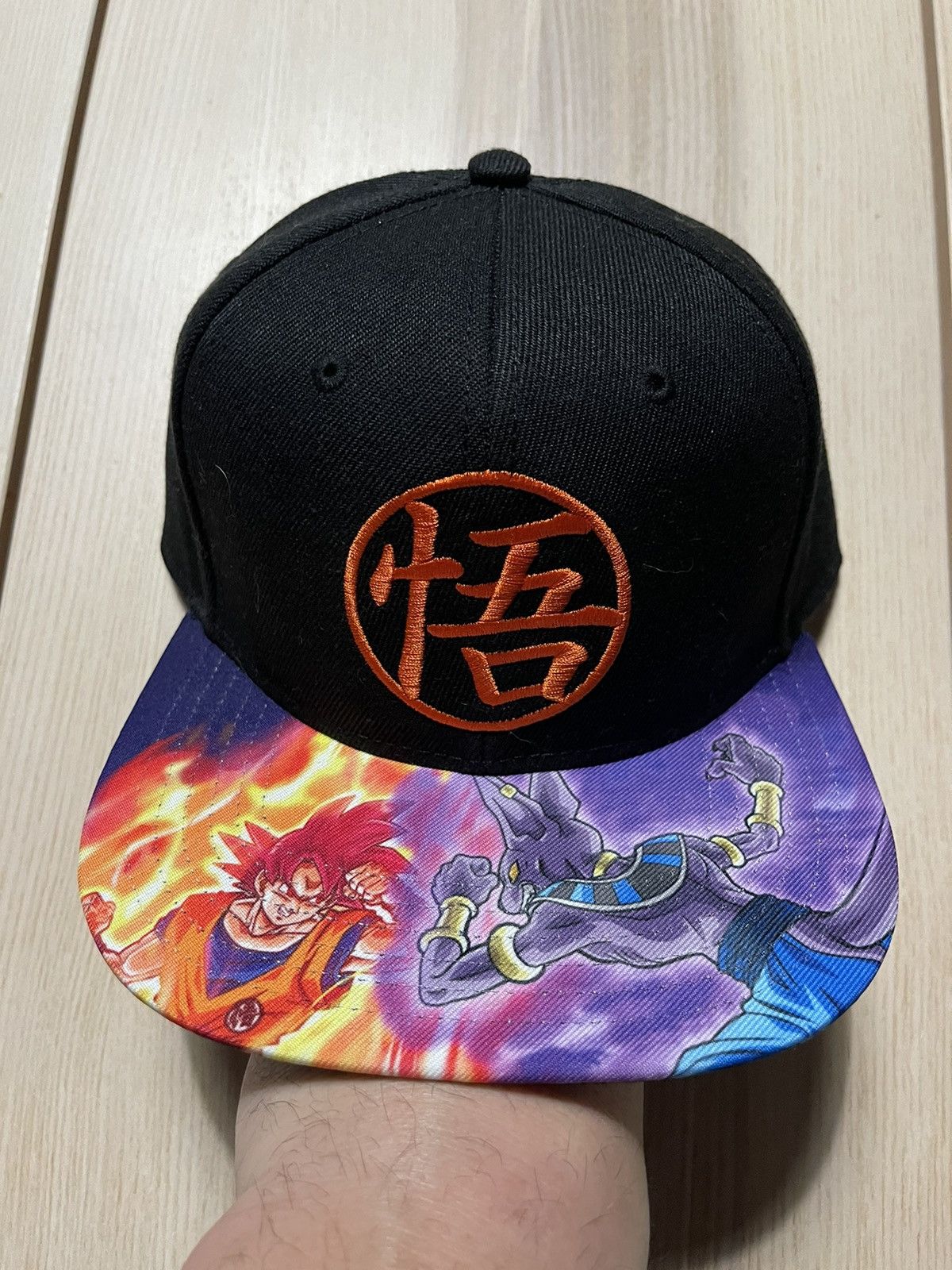 Made In Usa DragonBall Z Super Goku Beerus Battle Snapback Hat | Grailed