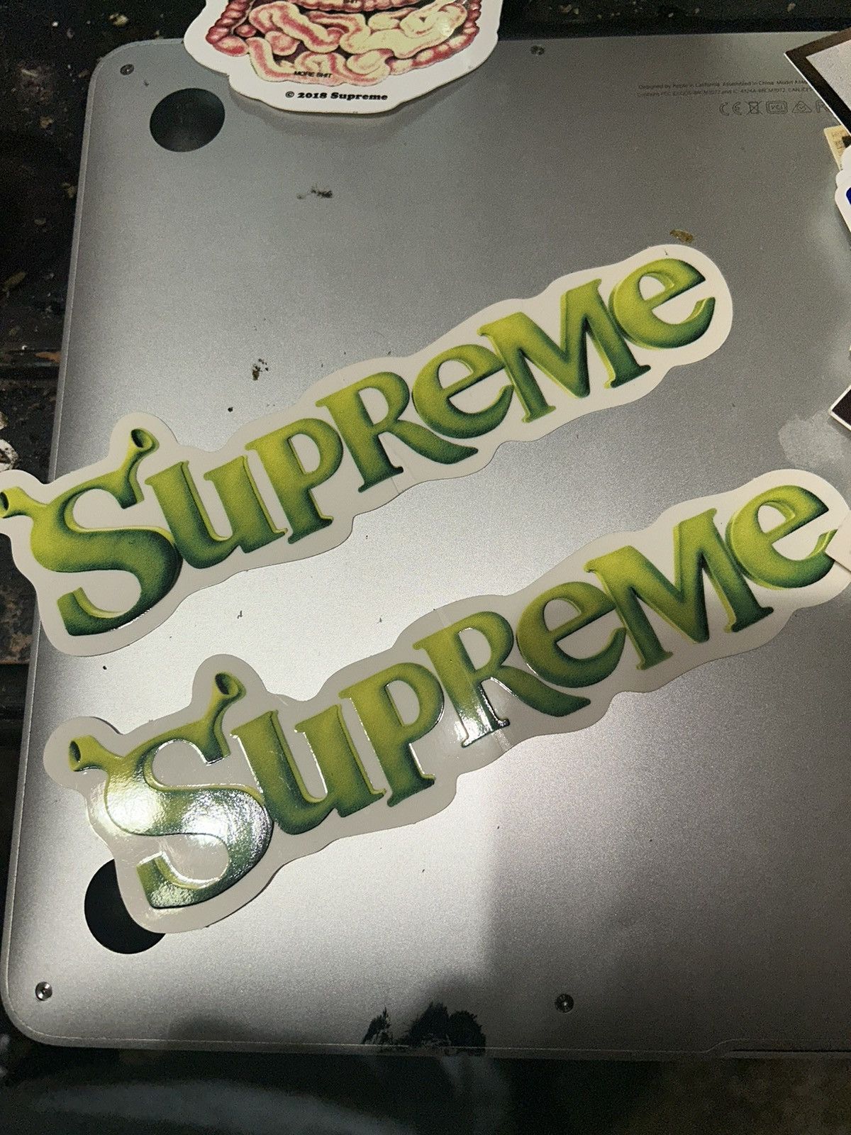 Supreme Shrek Supreme Sticker | Grailed