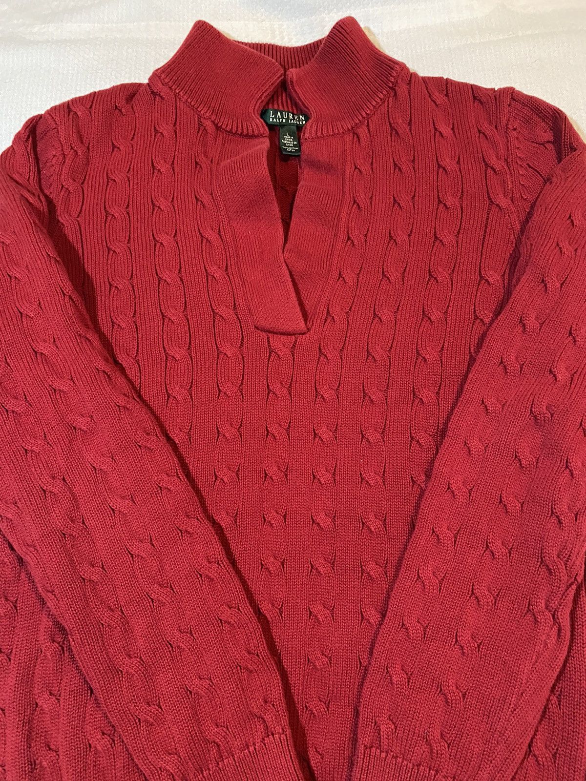 Ralph Lauren Lauren Ralph Lauren Cable Knit Sweater RN41381 CA56658 ...