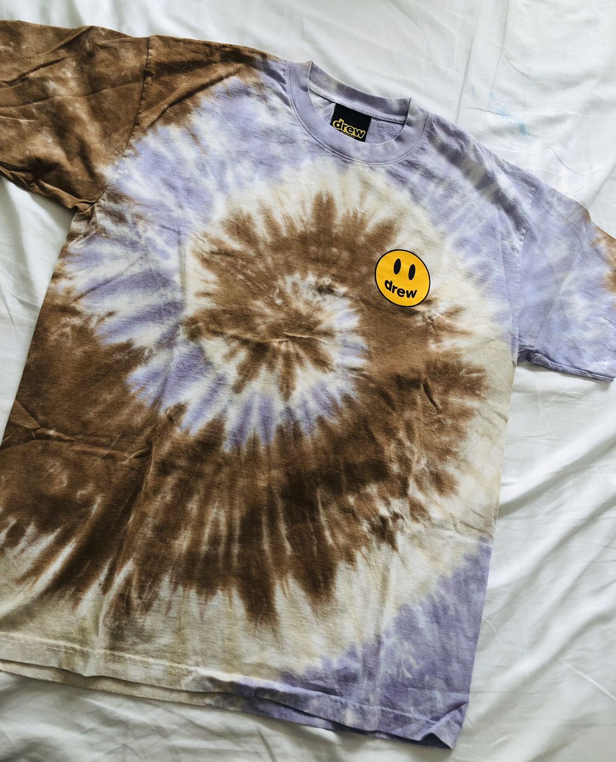 Drew House × Justin Bieber Drew House Tie Dye Mini Mascot Tee | Grailed