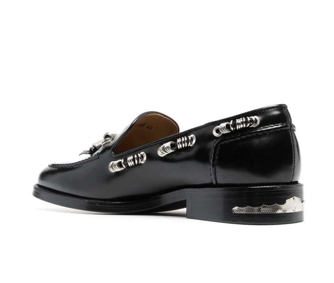 Toga Toga ring-detailing polished leather loafers | Grailed