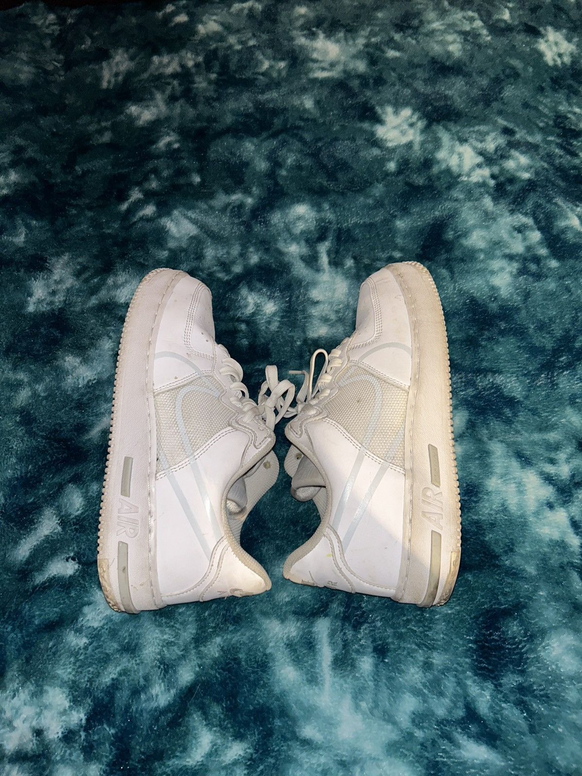 Jordan Brand × Nike All white AF1 used | Grailed