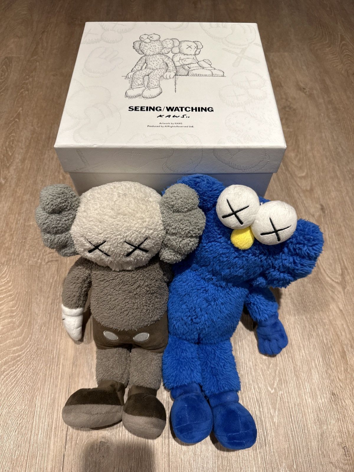Kaws KAWS Seeing/Watching Plush | Grailed