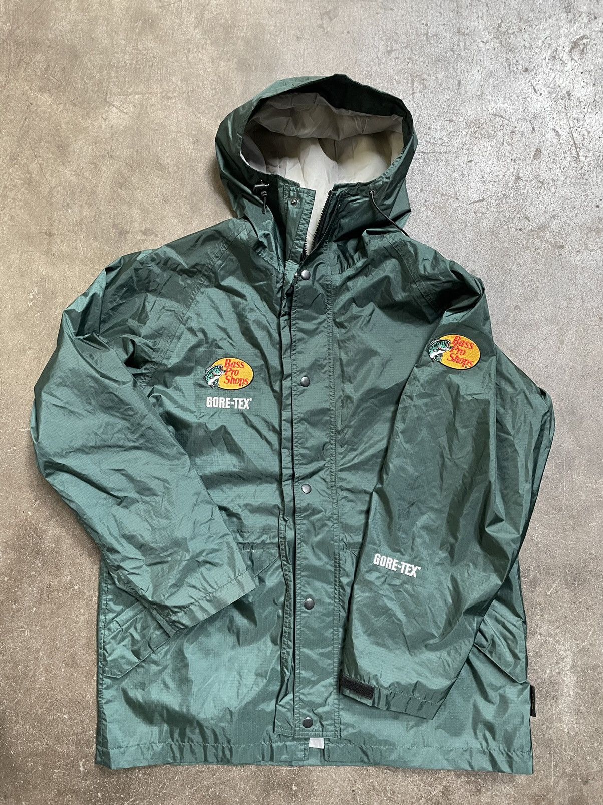 Bass Pro Shops × Goretex Bass Pro Shops Nylon Gore Tex Jacket | Grailed