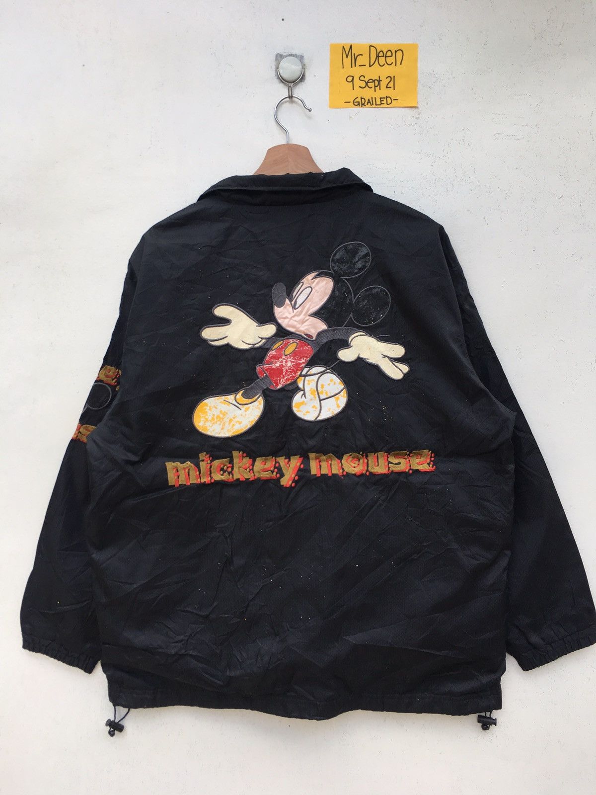 Mickey Mouse × Vintage Vintage Rare Mickey Mouse Embroidered ...