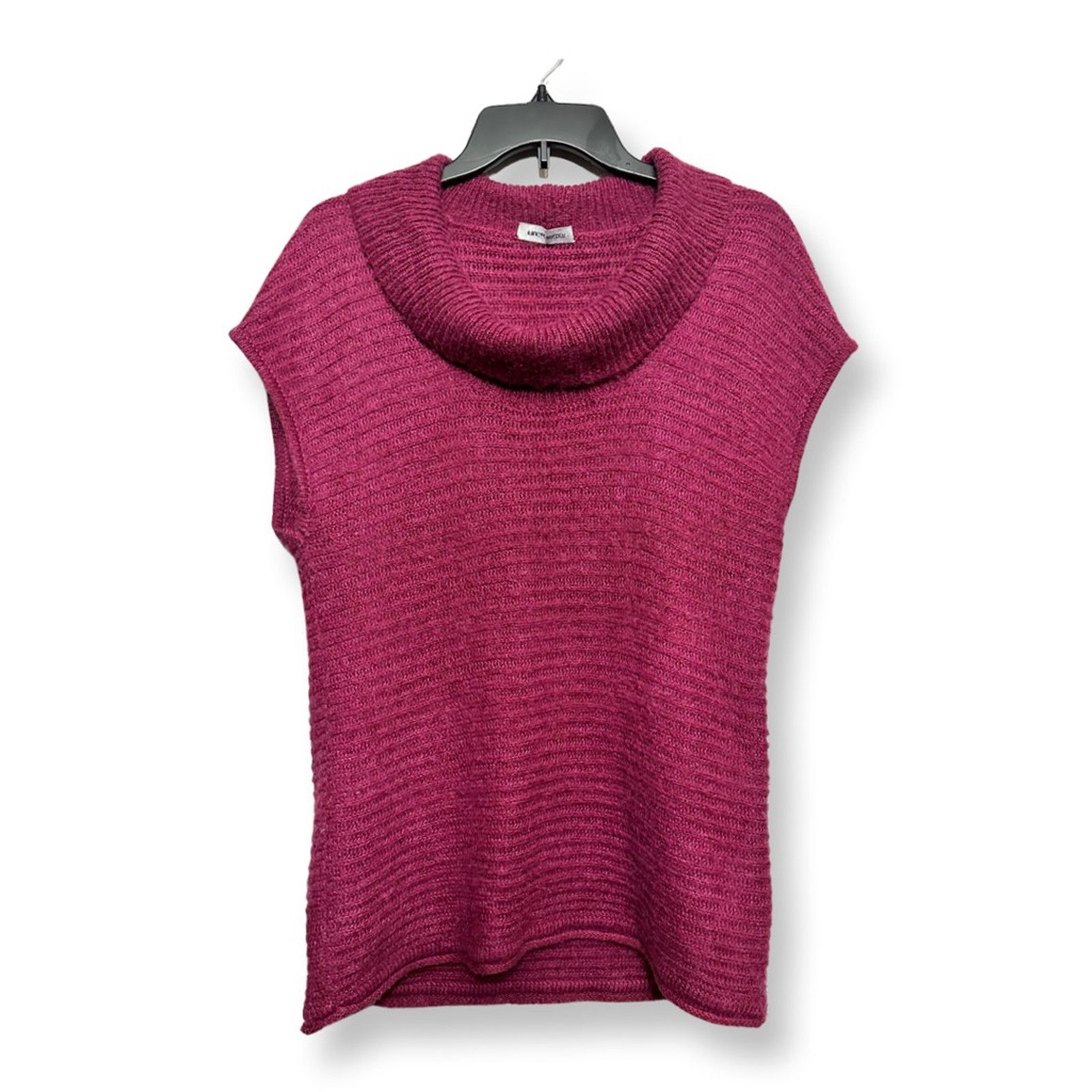 Other Frank Walder Sweater Pink Sleeveless Cowl Neck Chunky Knit10 ...