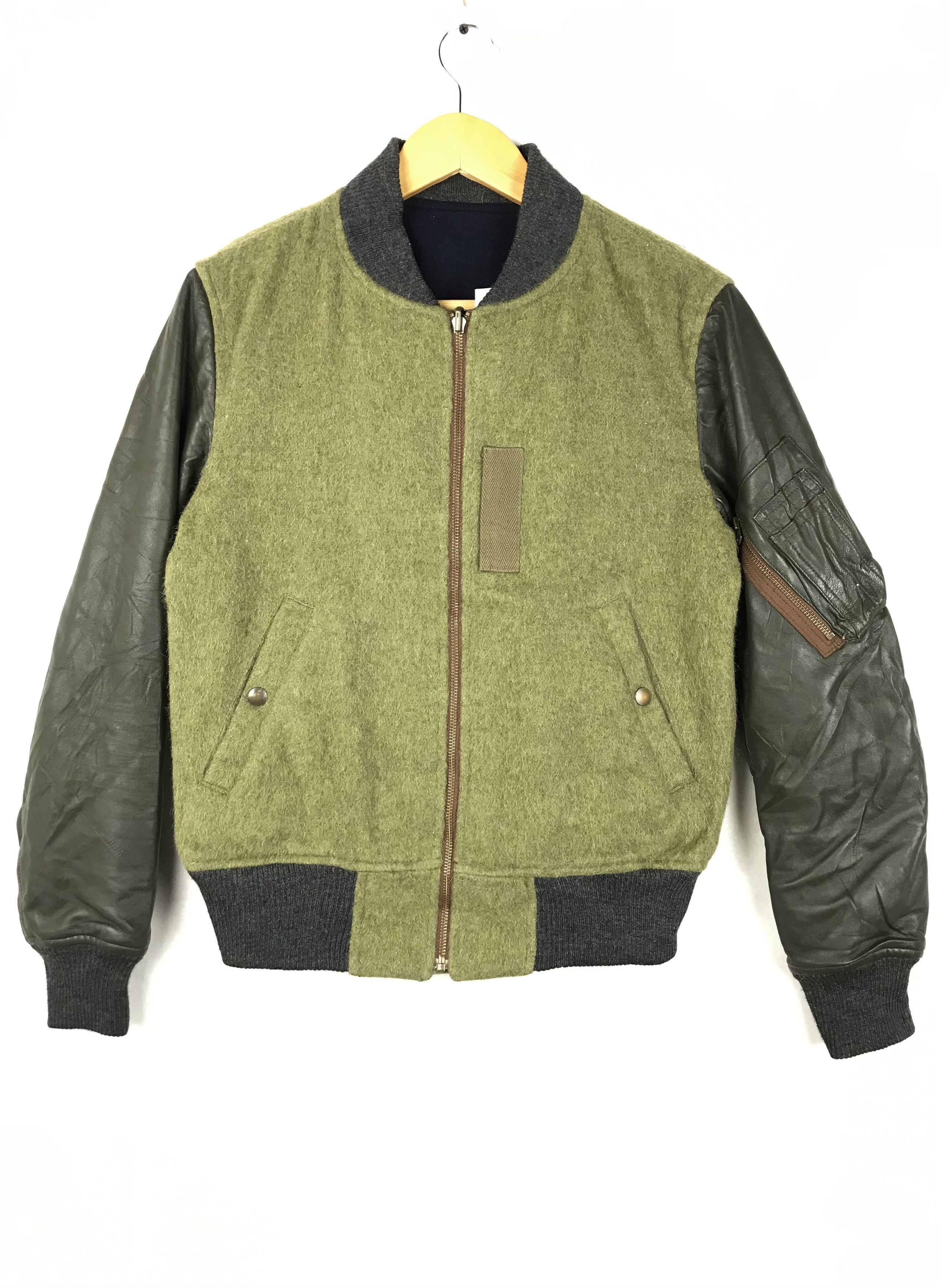 Vintage JK117 Vintage Identity Idea X Styles Varsity Jacket Leather ...