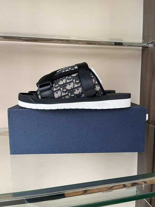 Dior Alpha Sandals in Black | Grailed