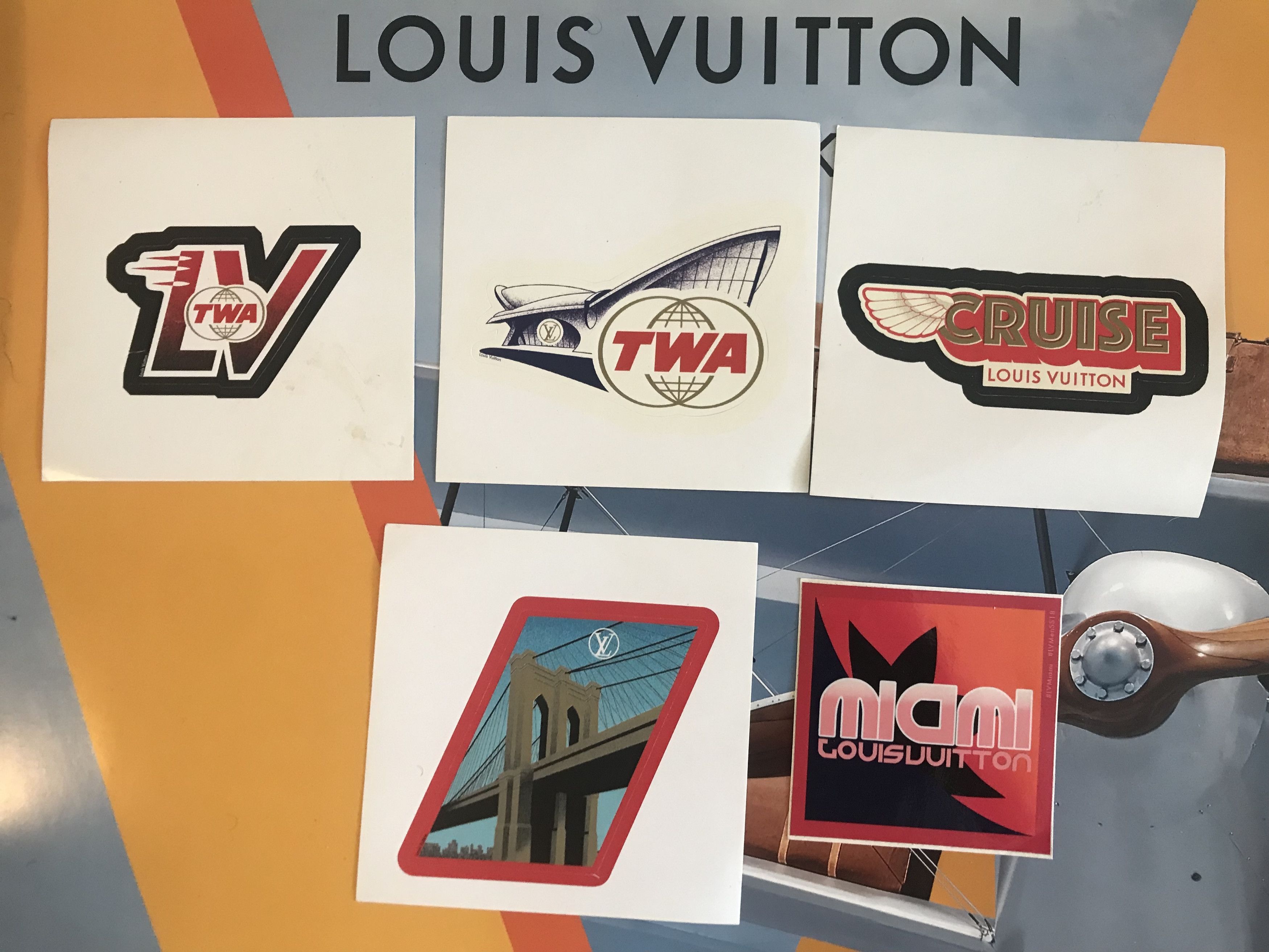 Louis Vuitton Louis Vuitton Travel Sticker Pack 5x | Grailed