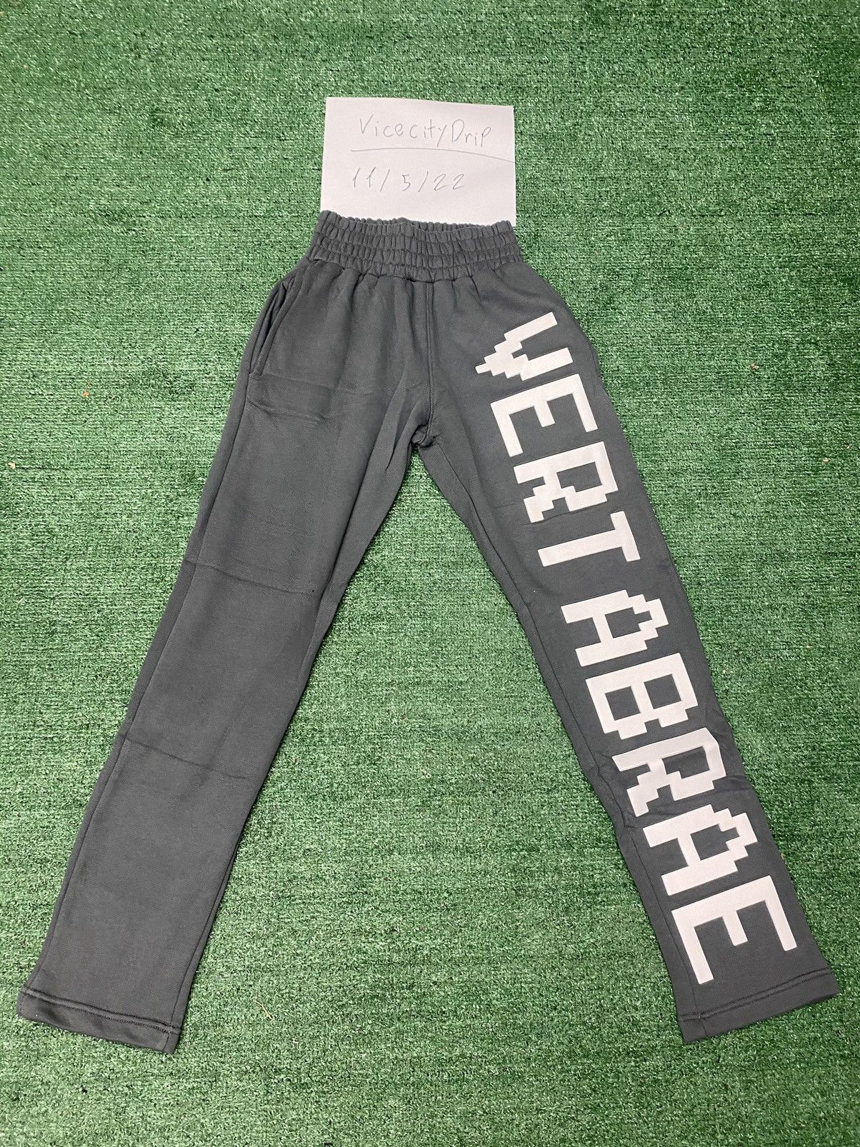 Vertabrae Vertebrae Sweatpants Grey/White | Grailed