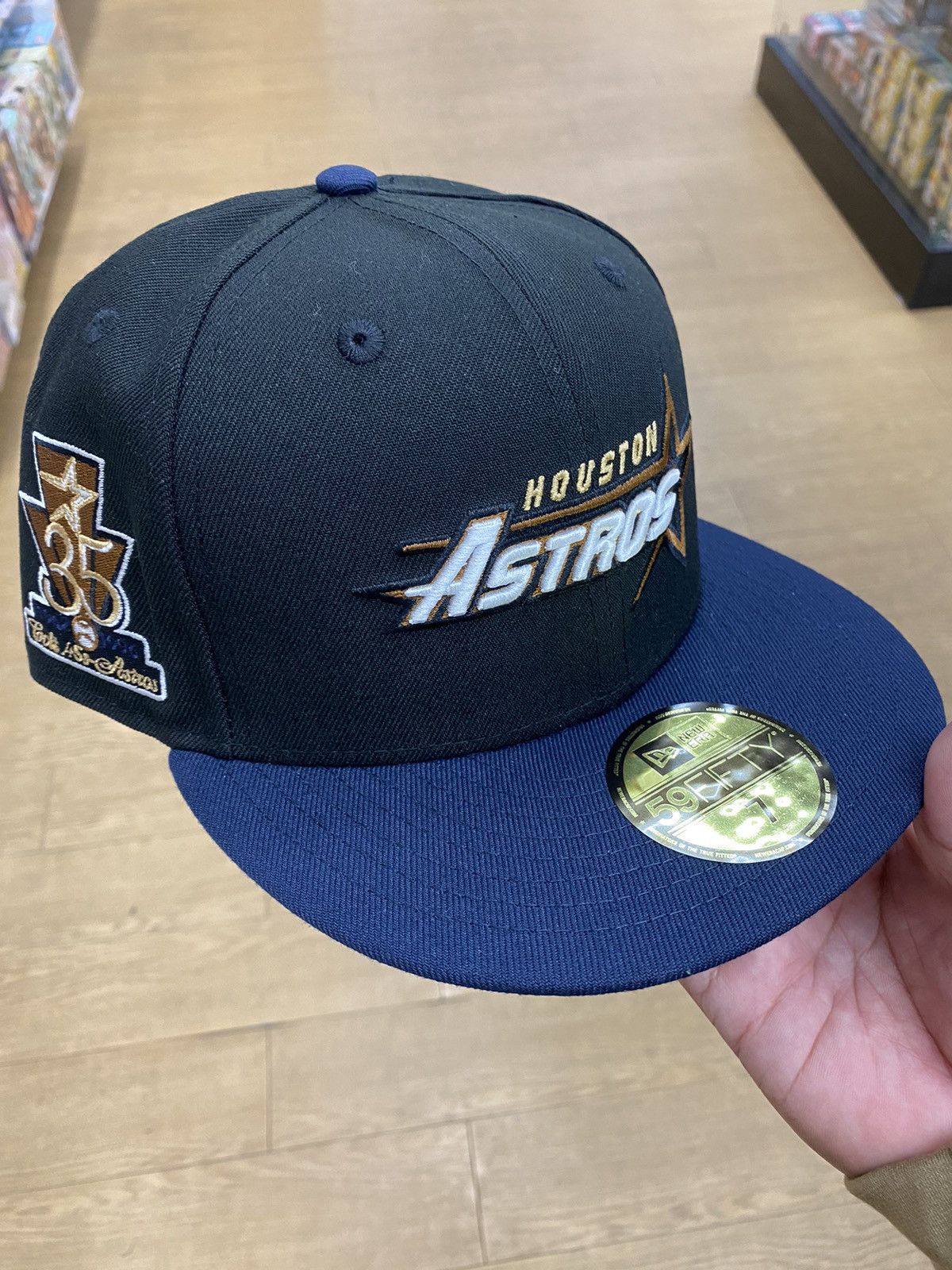 Hat Club × New Era Houston Astro fitted hat | Grailed