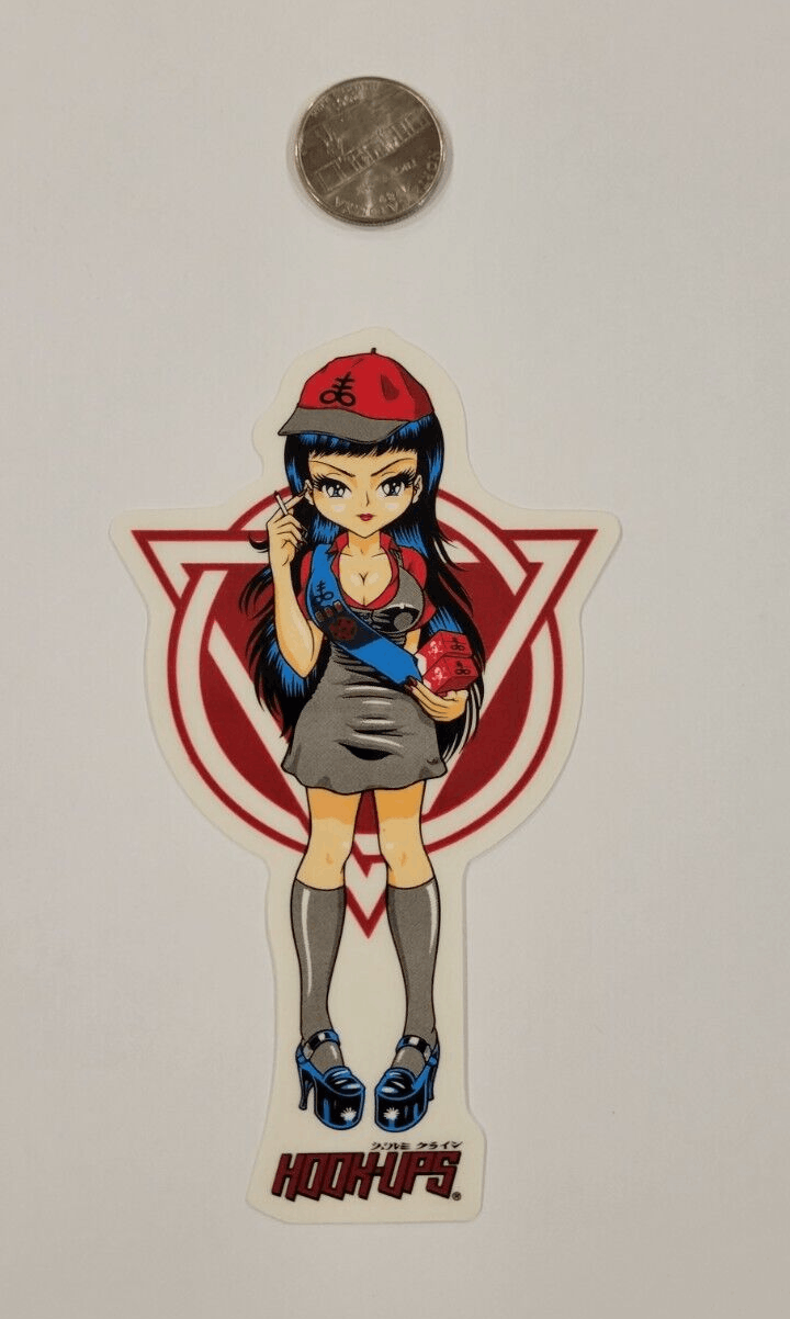 Hook-Ups JEREMY KLEIN DEMON GIRL SCOUT STICKER SUPREME FUCT ANIME FTP ...