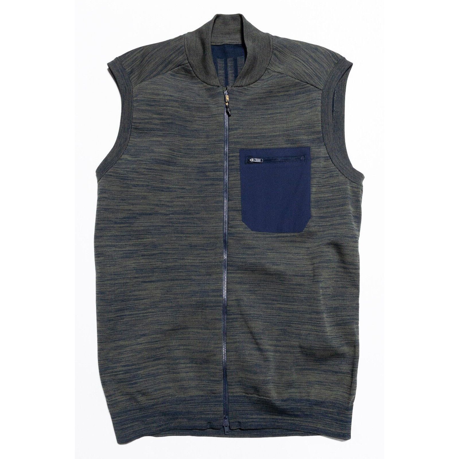 Adidas Adidas x Universal Works Vest Men's Large Full Zip Olive Green ...