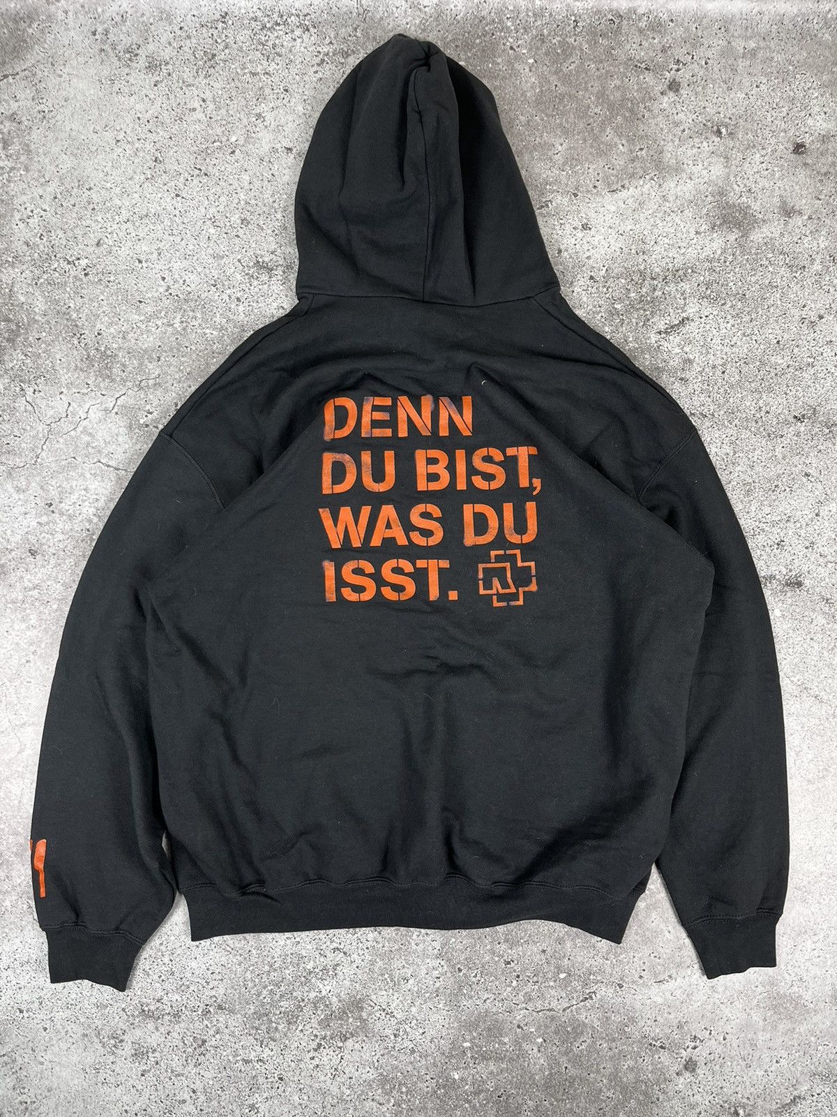 Band Tees × Vintage Rammstein Vintage 00s Mein Teil Black Hoodie | Grailed