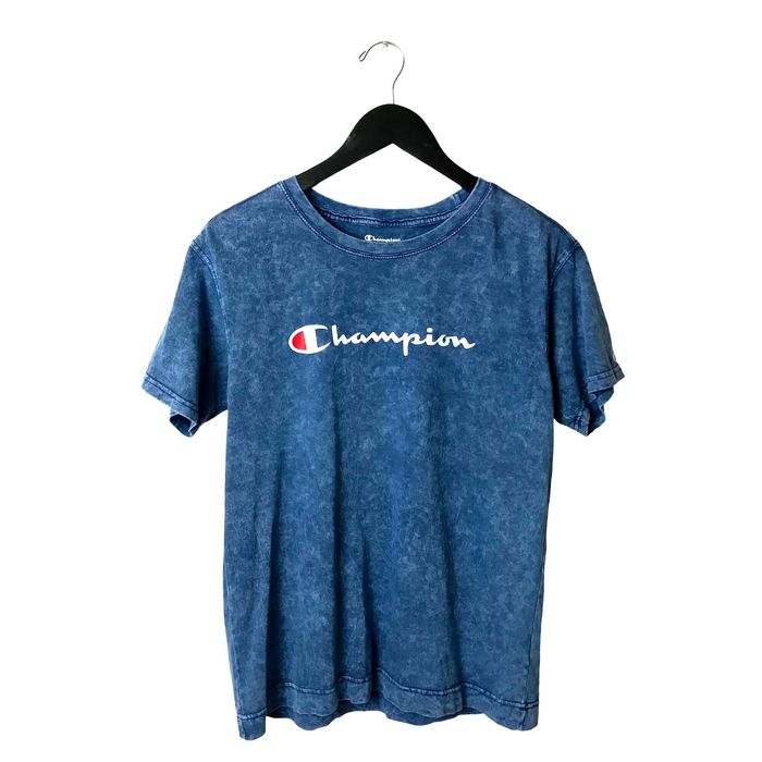 Champion Champion Authentic Athleticwear T Shirt Stonewash Graphic ...